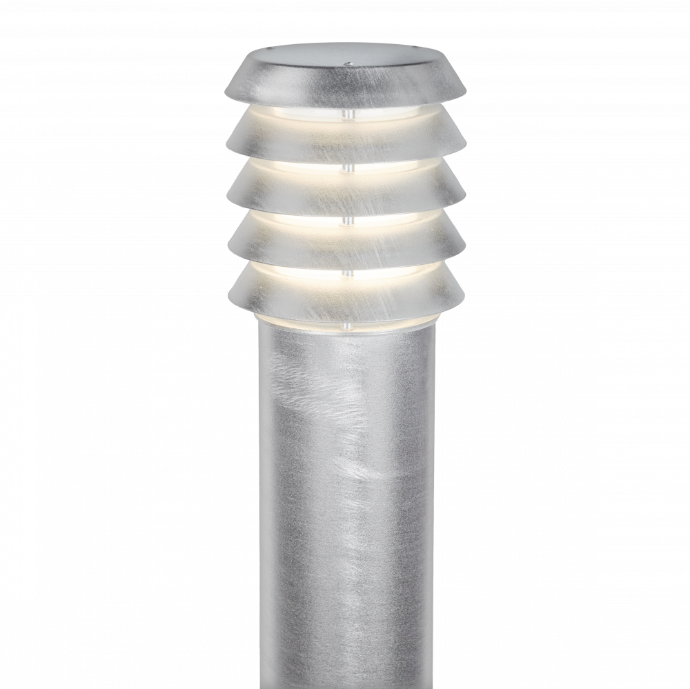 Alta 490mm Steel Bollard Light 9W Galvanized Steel - NLYS.293GA