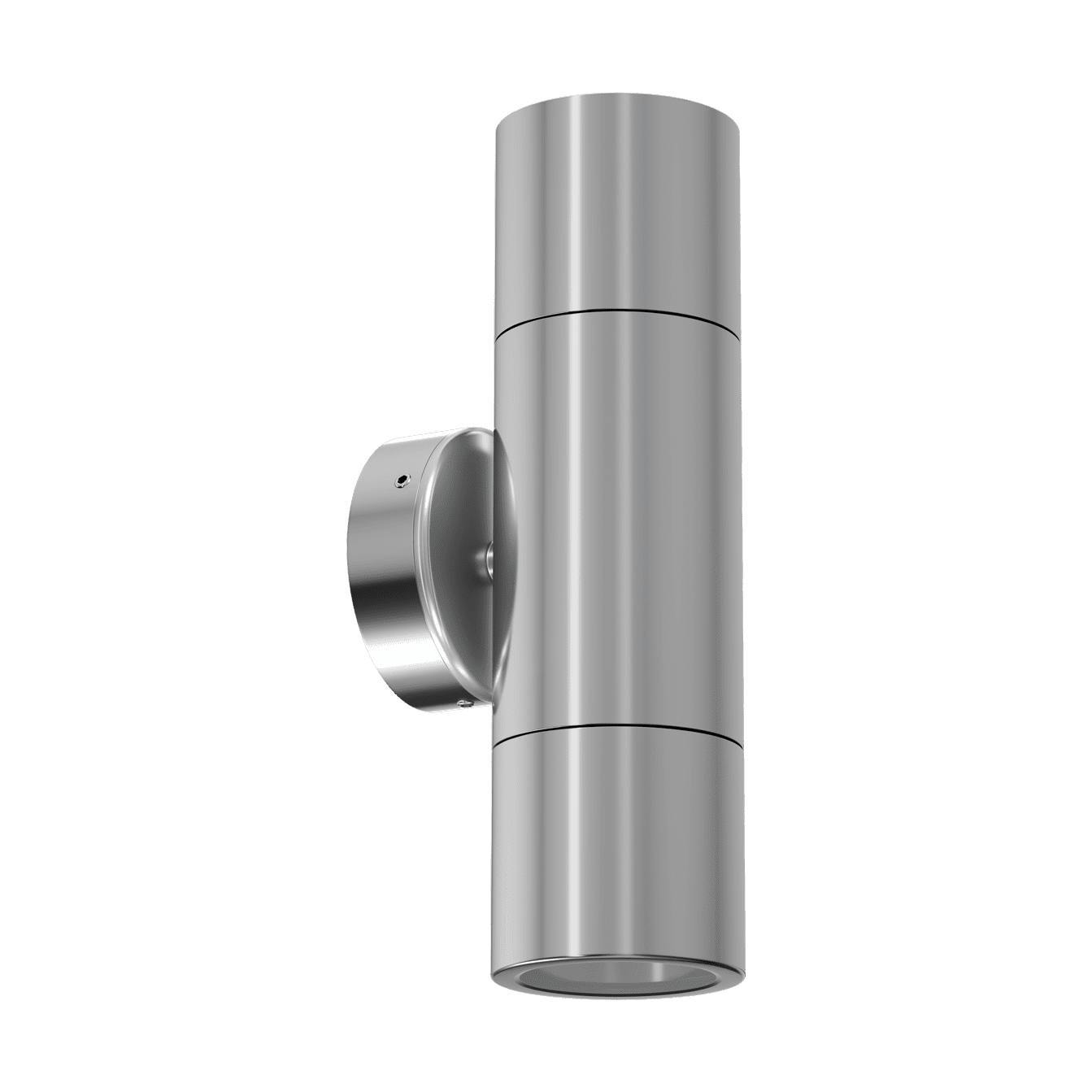 Shadow Up & Down Wall Light 12V 12W Tri Colour Titanium Silver - 10900