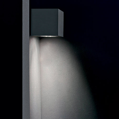 Cube W 1.0 Exterior Wall Light Aluminium 4000K - CU10329