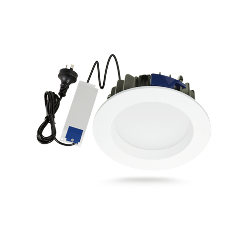 Vector Recessed LED Downlight 18W W190mm White Metal 3000K - 173213