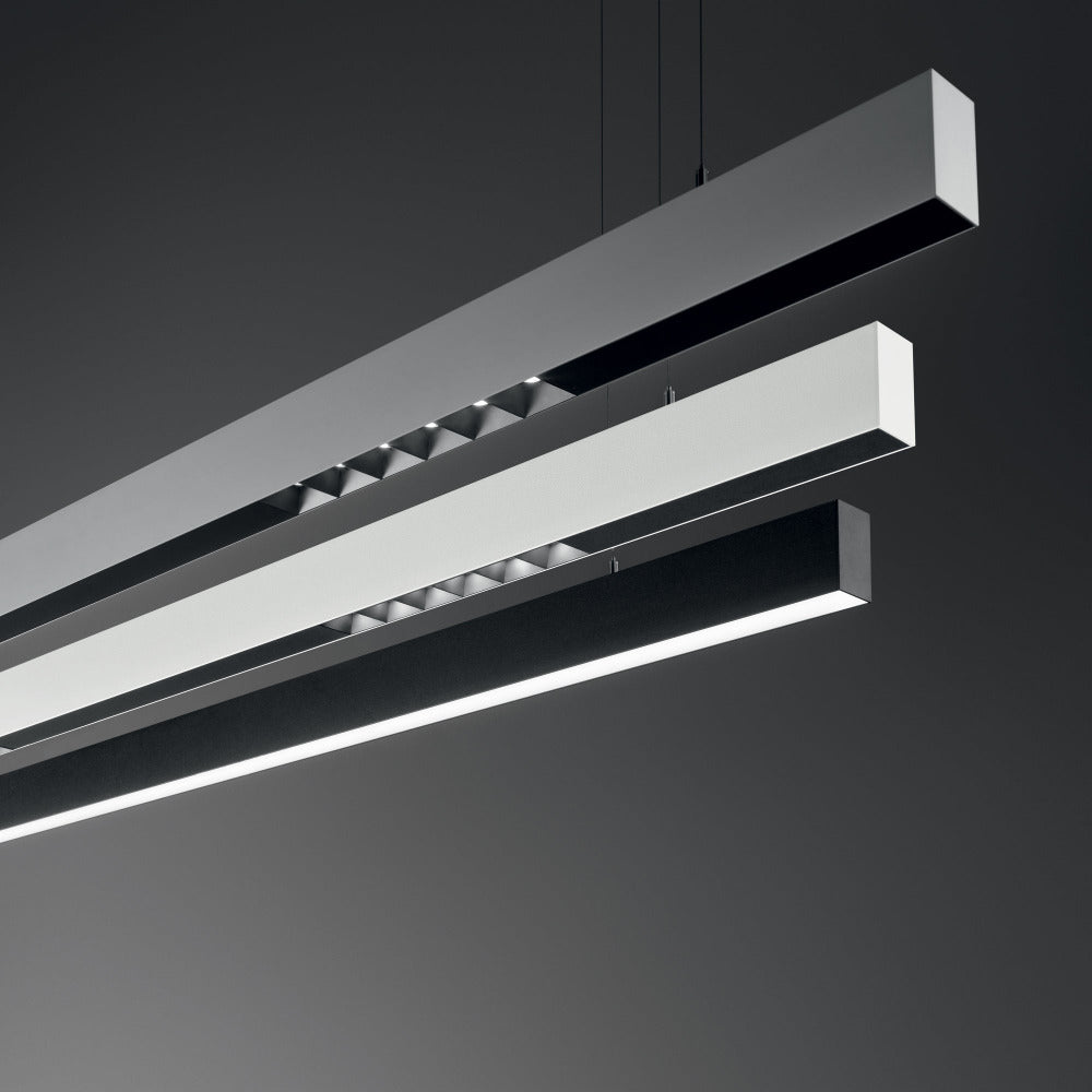 Fluo Bi-Emission LED Linear Light L1205mm Aluminum 3000K - 19265