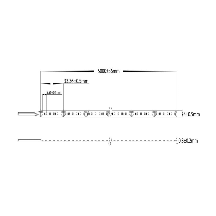 LED Strip Light 24V 4.8W IP20 4000K - HV9731-IP20-180-4K